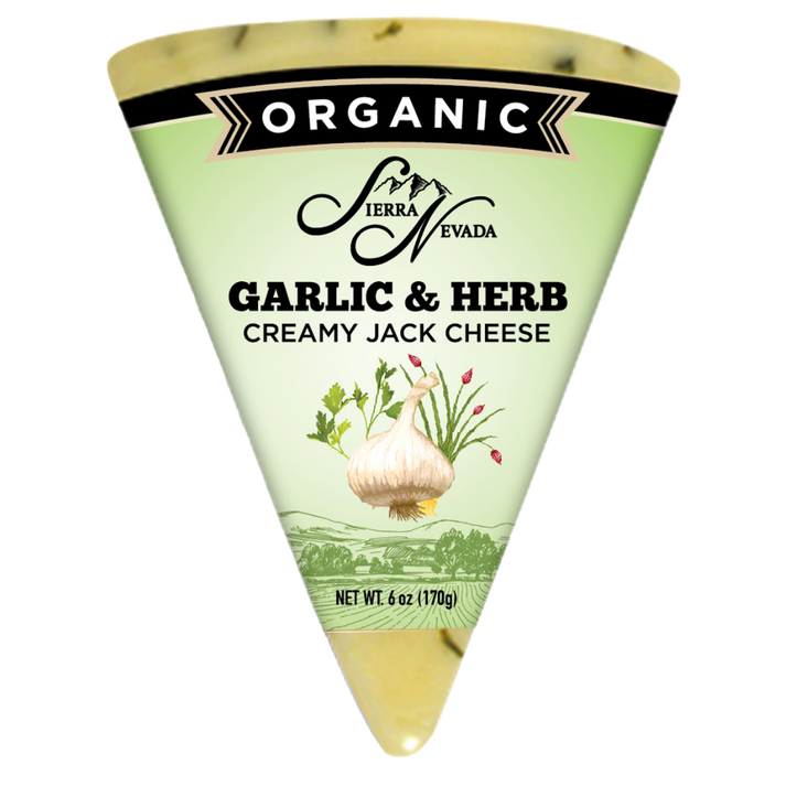 Organic Garlic & Herb Jack – Sierra Nevada Cheese Company