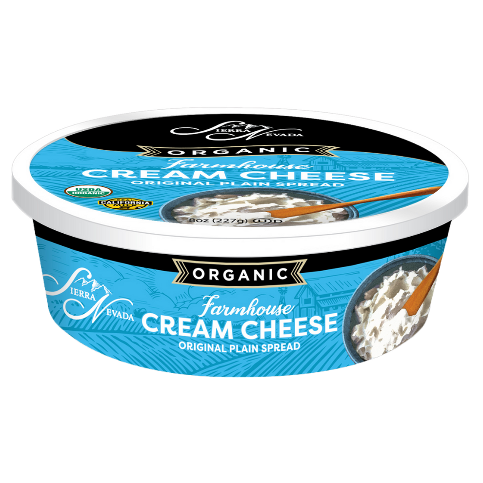 Organic Farmhouse Cream Cheese – Plain – Sierra Nevada Cheese Company
