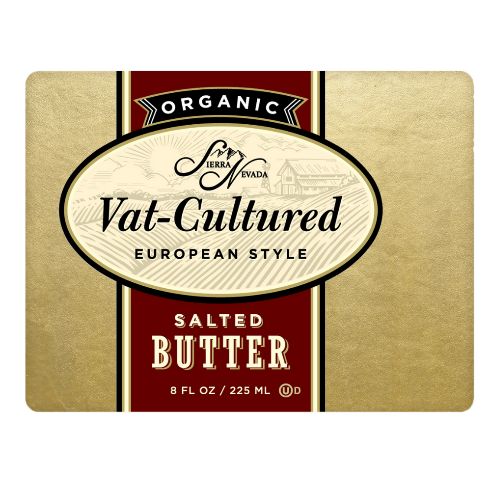 Organic Vat Cultured Euro Style Butter, Salted – Sierra Nevada Cheese ...